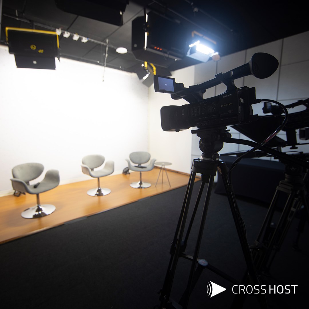 Estúdio Cross Host - Transmissão Ao Vivo - Estrutura Completa
